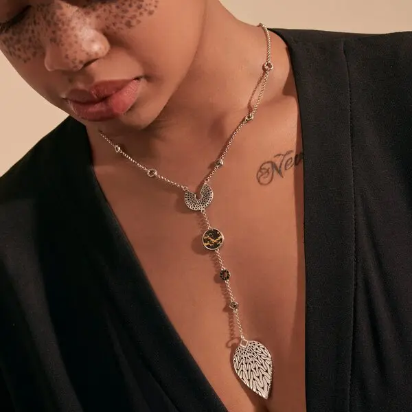 John Hardy Radial Y Station Necklace
