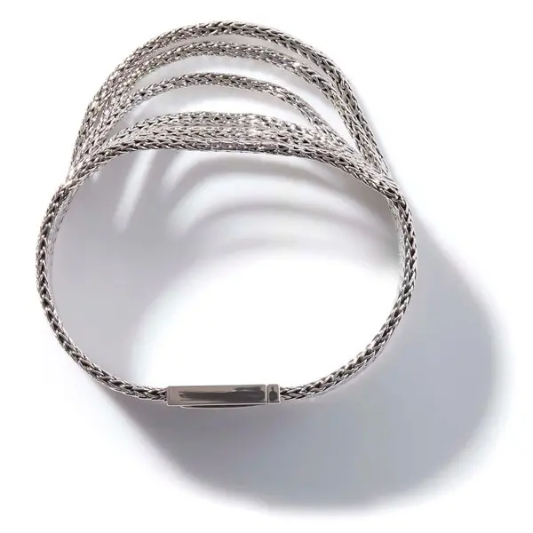 John Hardy Rata Chain Multi Row Bracelet