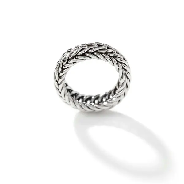 John Hardy Icon Chevron Wide Band Ring