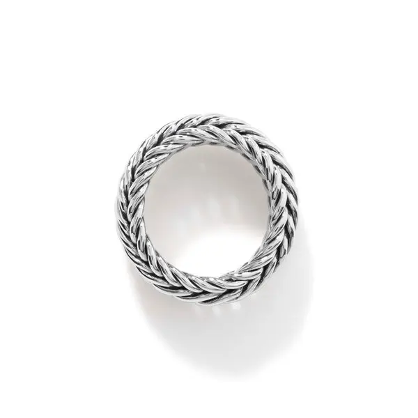 John Hardy Icon Chevron Wide Band Ring