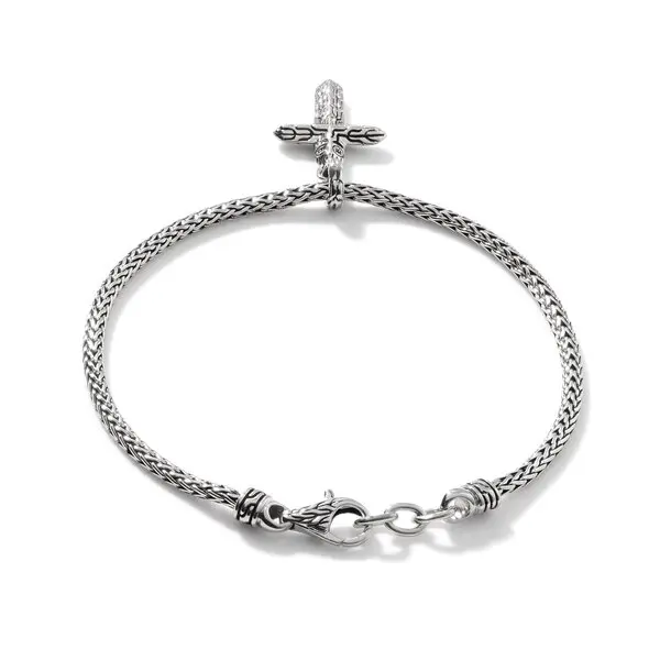 John Hardy Cross Charm Bracelet