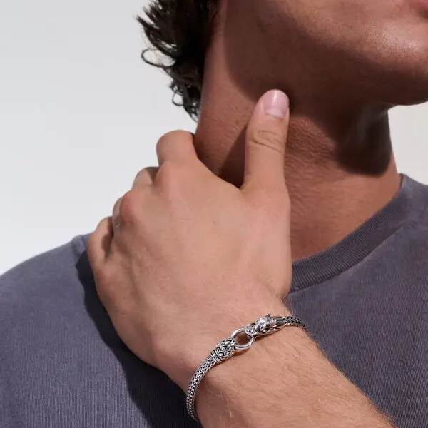 John Hardy Naga Dragon Bracelet In And Gold