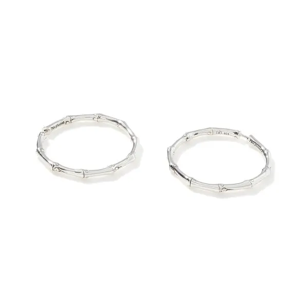 John Hardy Bamboo Hoop Earrings