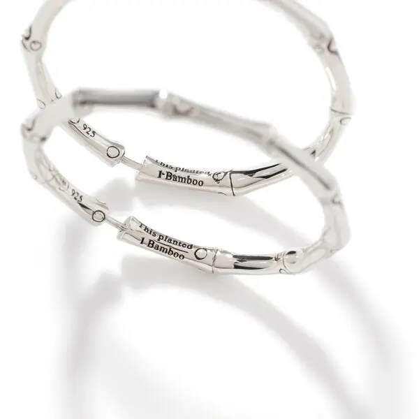 John Hardy Bamboo Hoop Earrings