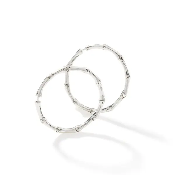 John Hardy Bamboo Hoop Earrings