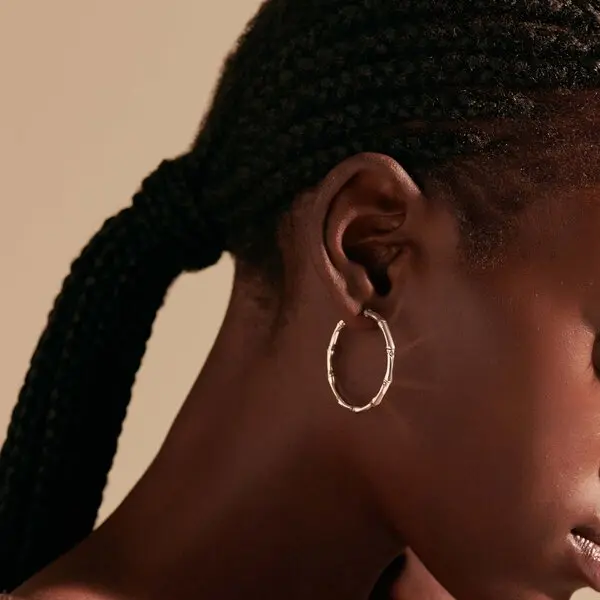 John Hardy Bamboo Hoop Earrings