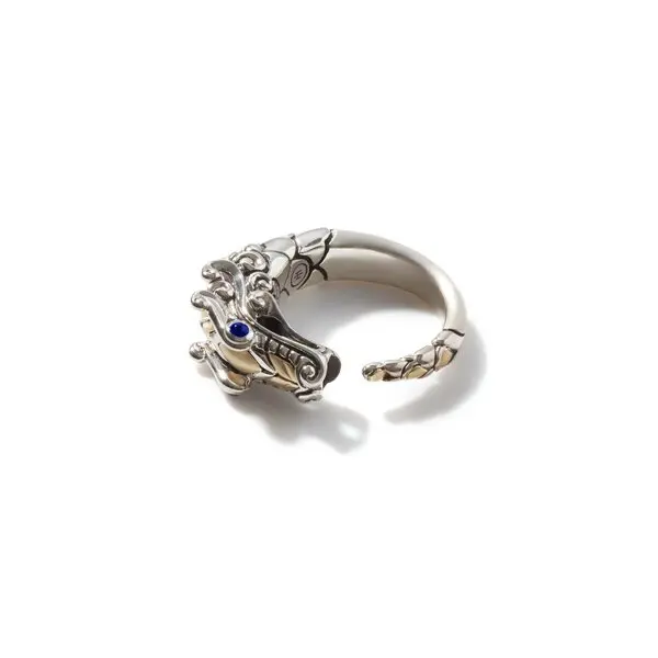 John Hardy Naga Ring In And 18k Yellow Gold - Sterling Silver