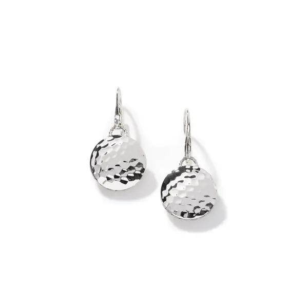 John Hardy Palu Dot Drop Earrings - Sterling Silver