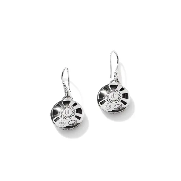 John Hardy Palu Dot Drop Earrings