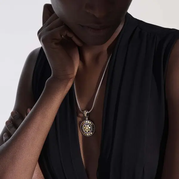 John Hardy Dot Pendant, Gold
