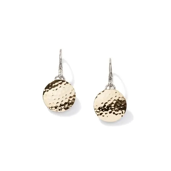 John Hardy Palu Dot Drop Earrings - Sterling Silver