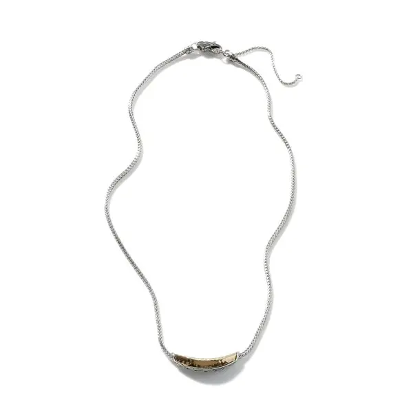 John Hardy Palu Crescent Necklace Gold - Sterling Silver