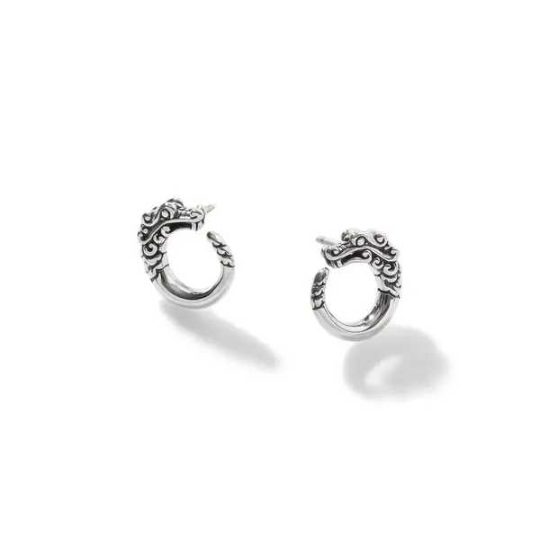 John Hardy Naga Stud Earrings - Sterling Silver