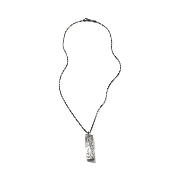 John Hardy Texture Pendant Necklace