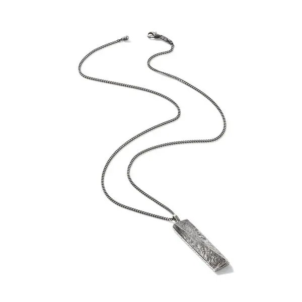 John Hardy Texture Pendant Necklace