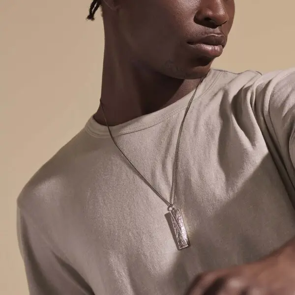 John Hardy Texture Pendant Necklace