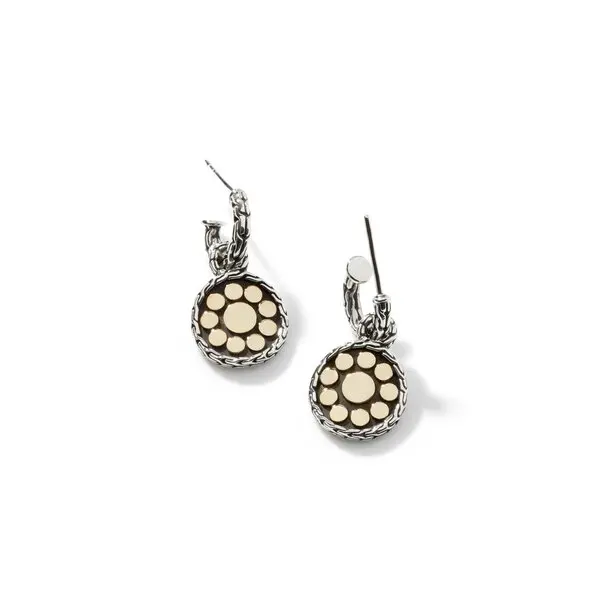 John Hardy Dot Drop Earrings, Gold - Sterling Silver