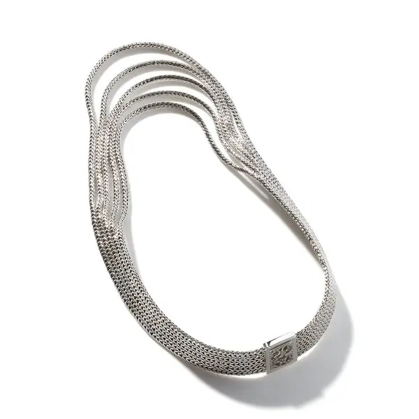 John Hardy Rata Chain Multi Row Necklace