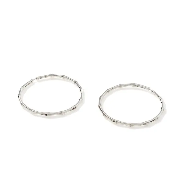 John Hardy Bamboo Hoop Earrings Large