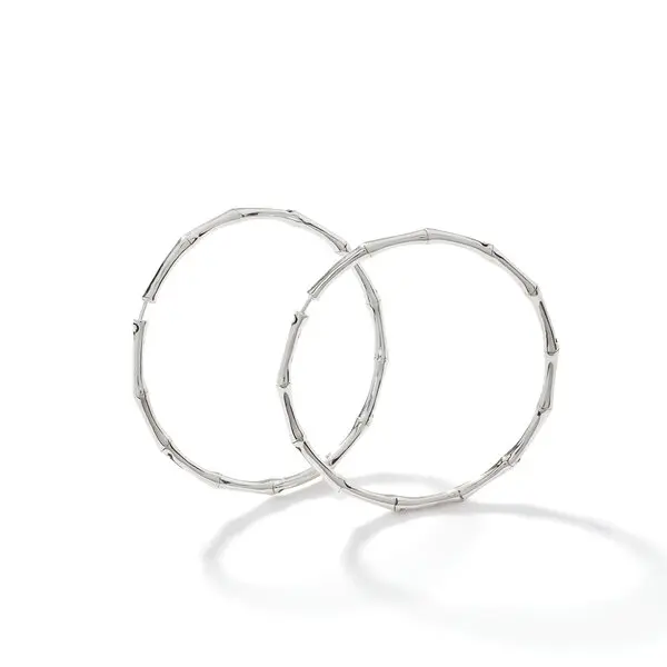 John Hardy Bamboo Hoop Earrings Large