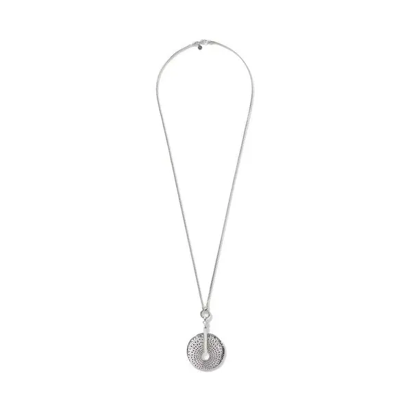 John Hardy Carved Chain Pendant Necklace