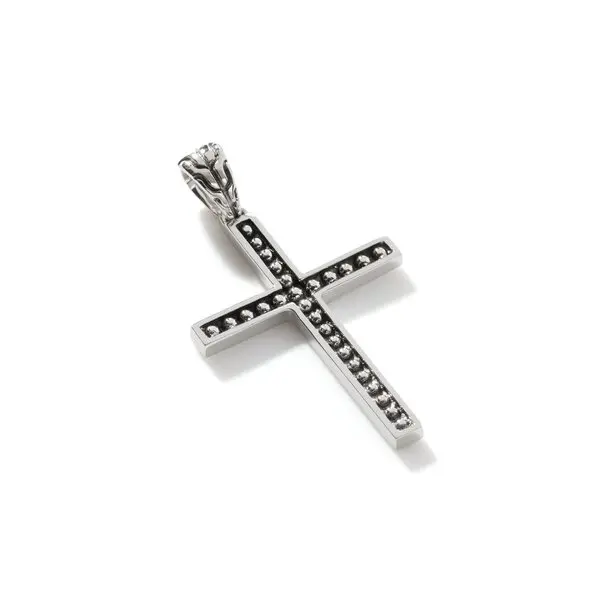 John Hardy Jawan Cross Pendant Necklace - Sterling Silver