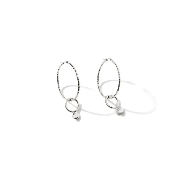 John Hardy Palu Interlocking Hoop Earrings - Multicolor