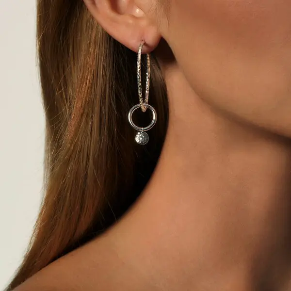 John Hardy Palu Interlocking Hoop Earrings