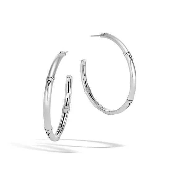 John Hardy Bamboo Hoop Earrings - Multicolor