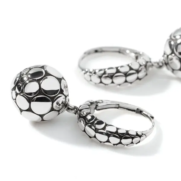 John Hardy Dot Drop Earrings