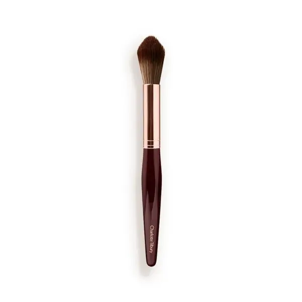 Charlotte Tilbury Powder & Sculpt Brush - Rose Gold & Night Crimson