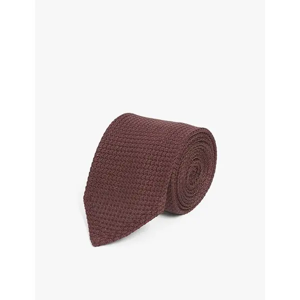 Eton Textured Woven Silk Tie