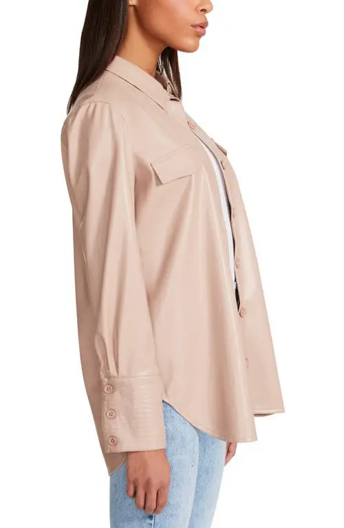 Steve Madden Old Town Road Shirt Jacket - Light Taupe