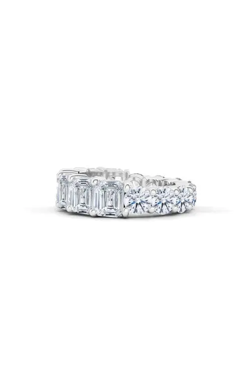 HAUTECARAT Lab-created Diamond Eternity Ring - 18k White Gold
