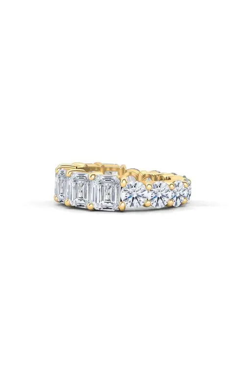 HAUTECARAT Lab-created Diamond Eternity Ring - 18k Yellow Gold