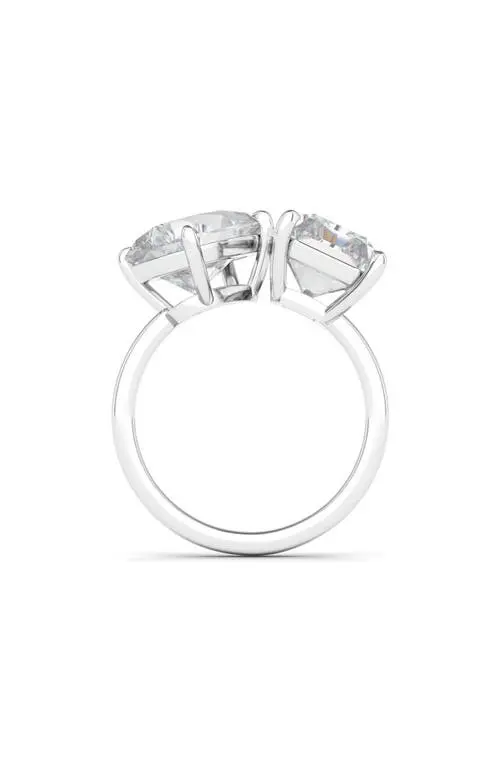 HAUTECARAT 18k Gold Ring With Lab-grown Diamonds - 18k White Gold