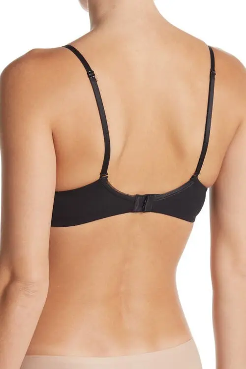 ON GOSSAMER Cabana Cotton Blend Convertible Underwire Bra - Black
