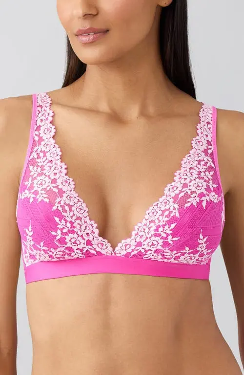 Wacoal Embrace Lace® Wire Free Bralette - Wild Azalea/cradle Pink