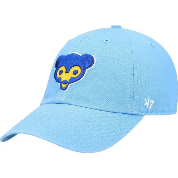 '47 Chicago Cubs Cooperstown Collection Clean Up Adjustable Cap - Light Blue