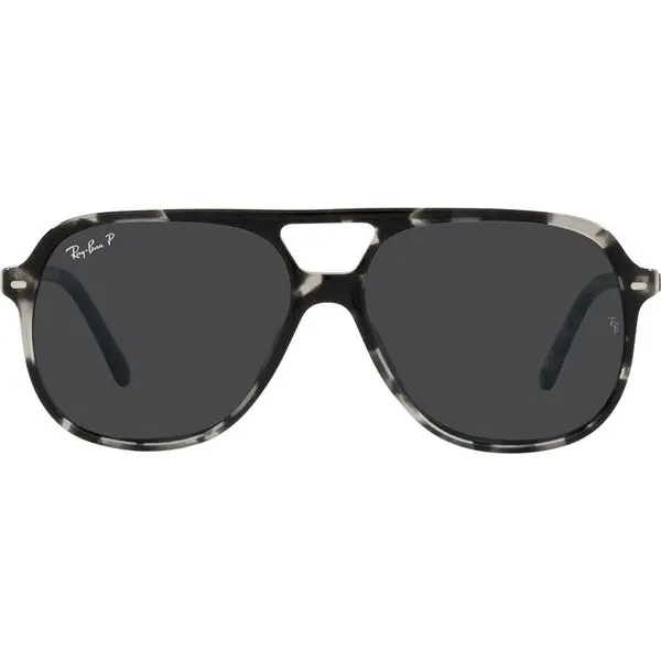 Ray-ban 56mm Polarized Sunglasses - Gunmetal Tort