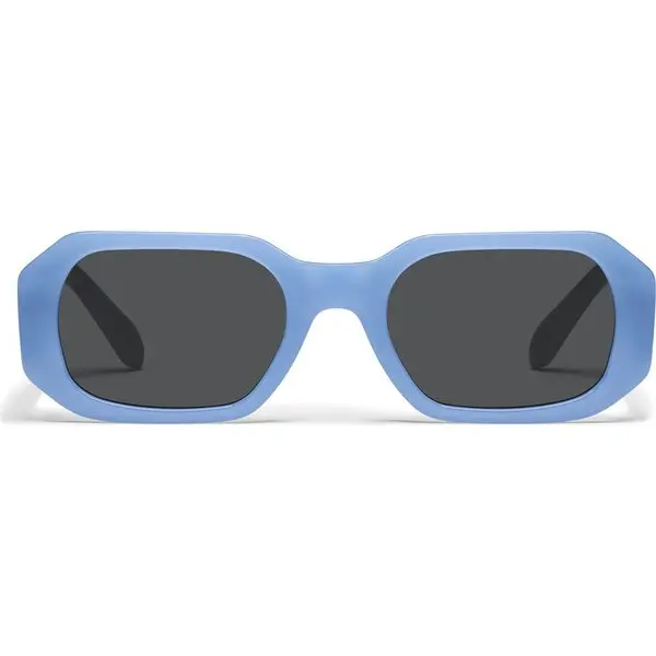 Quay Hype Up Square Sunglasses - Hydrangea/smoke