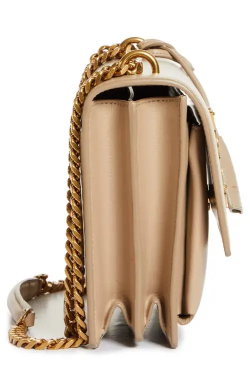 Saint Laurent Medium Sunset Shoulder Bag - Dark Beige