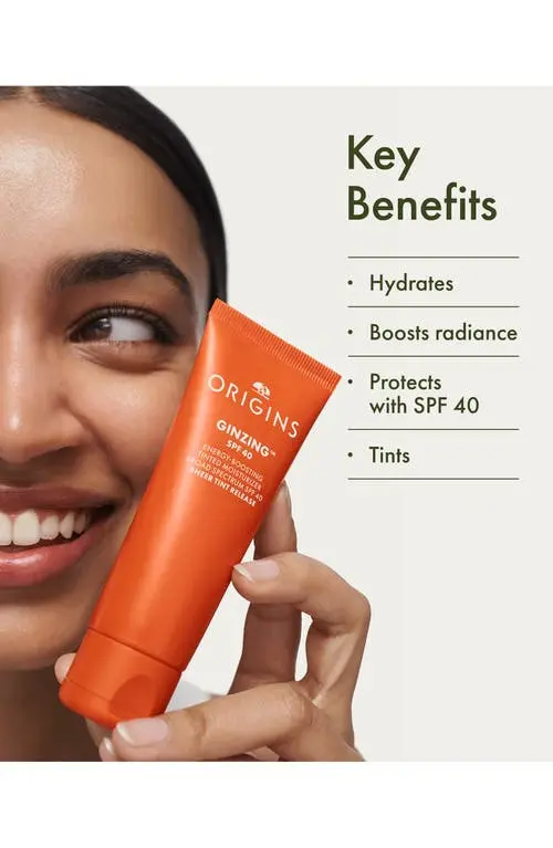 ORIGINS Ginzing™ Spf 40 Energy-boosting Tinted Moisturizer - Shade 1