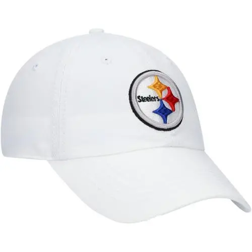 '47 Pittsburgh Steelers Miata Clean Up Logo Cap - White