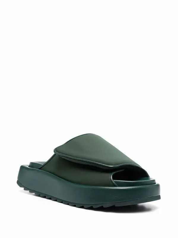 GIABORGHINI Gia 1 Touch-strap Sandals - Green