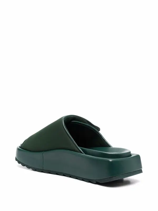 GIABORGHINI Gia 1 Touch-strap Sandals - Green