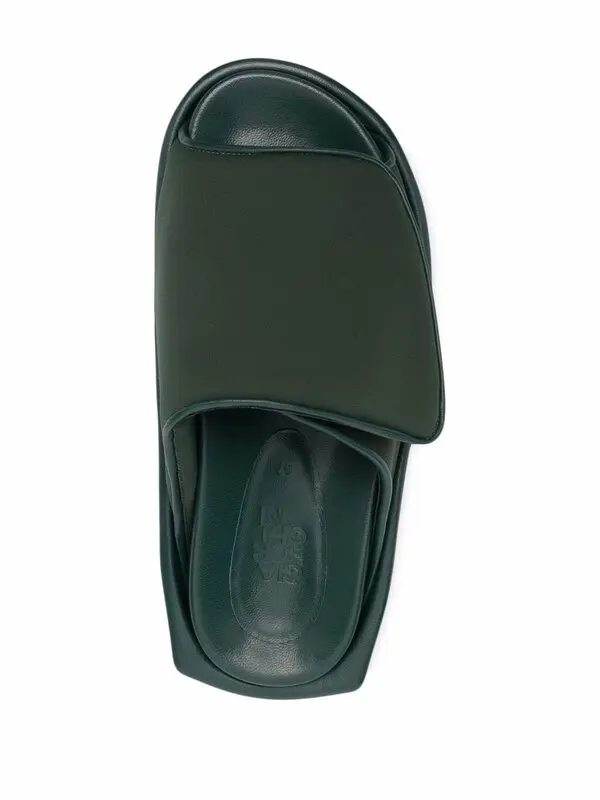 GIABORGHINI Gia 1 Touch-strap Sandals - Green