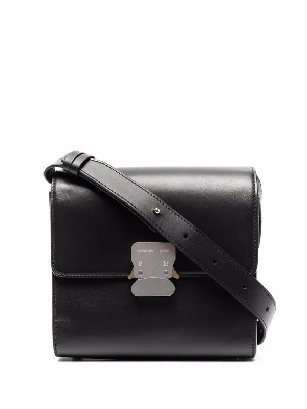 1017 Alyx 9sm Rollercoaster-Buckle Shoulder Bag In Black - 32% Off
