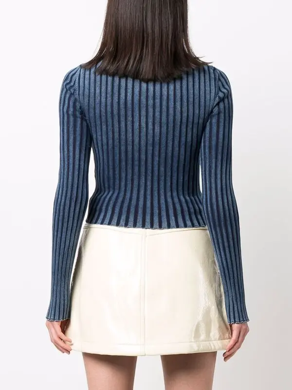 Diesel® M-Anchor Logo-Plaque Cut-Out Top In Blue - 50% Off