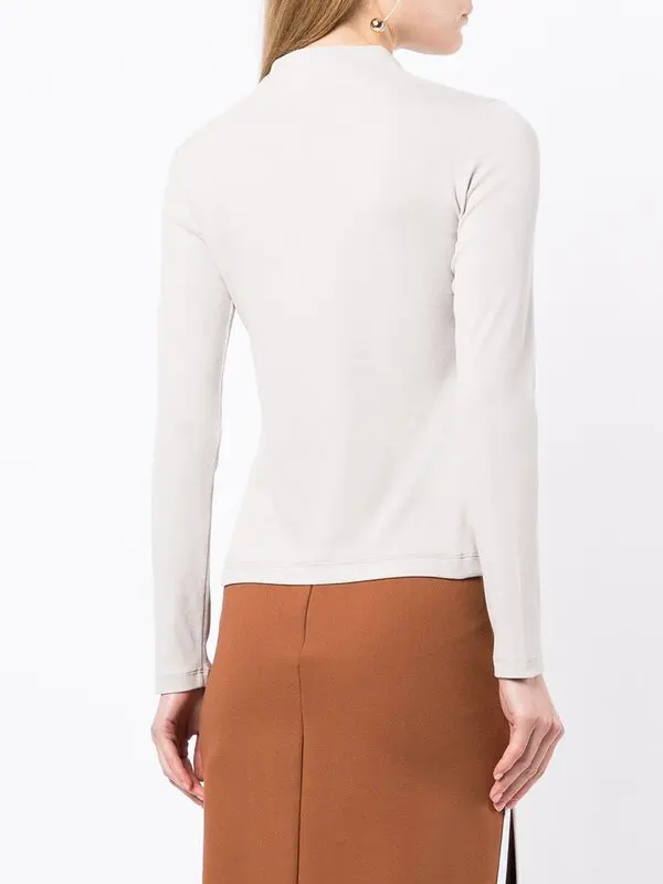 Fabiana Filippi Tailored Collarless Jacket In Grey - 30% Off